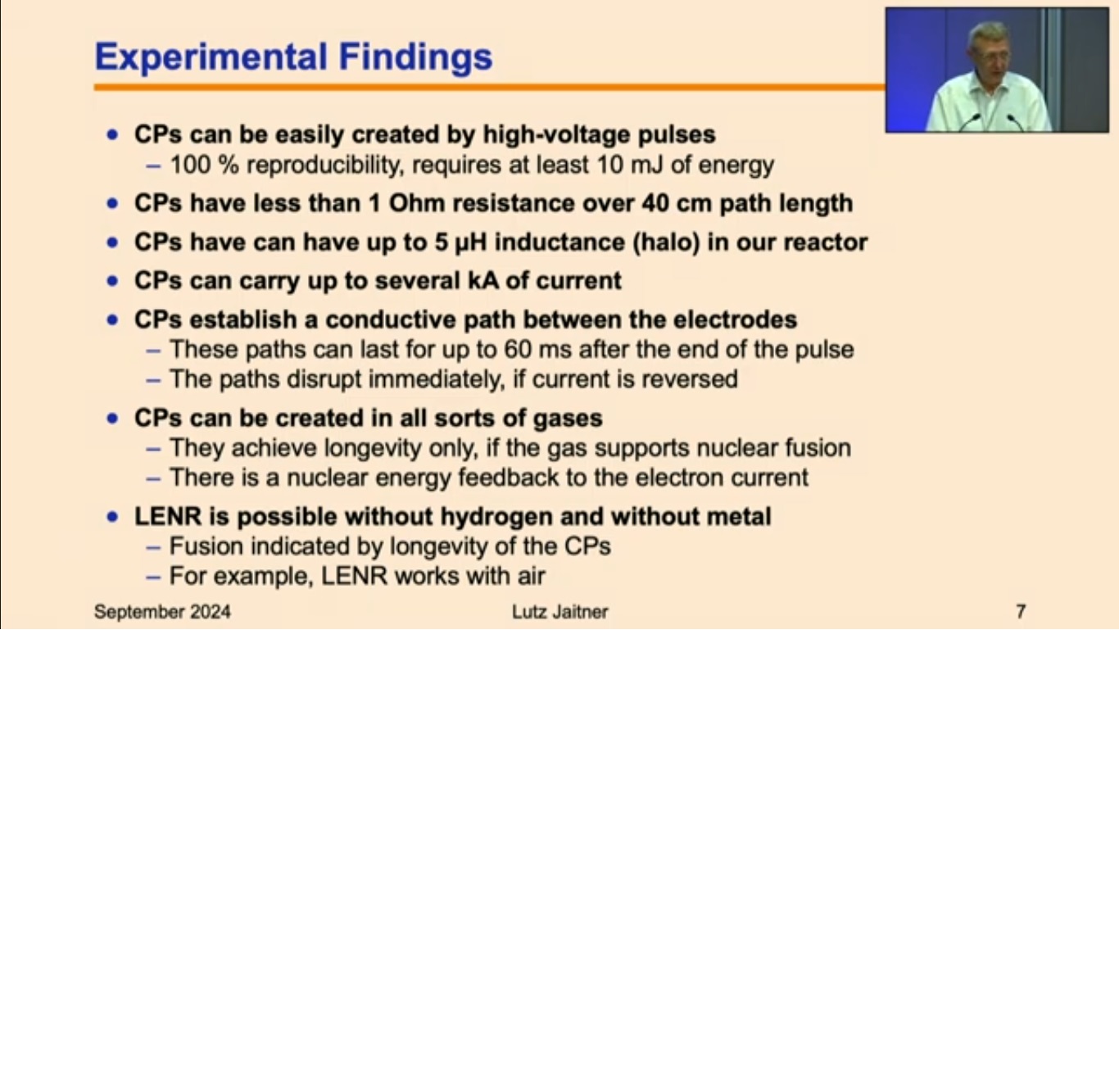 Condensed Plasmoids, Catalyzed Fusion (Lutz Jaitner and George Egely ...